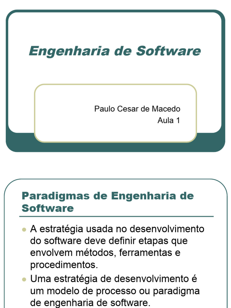 Aula 1 | PDF