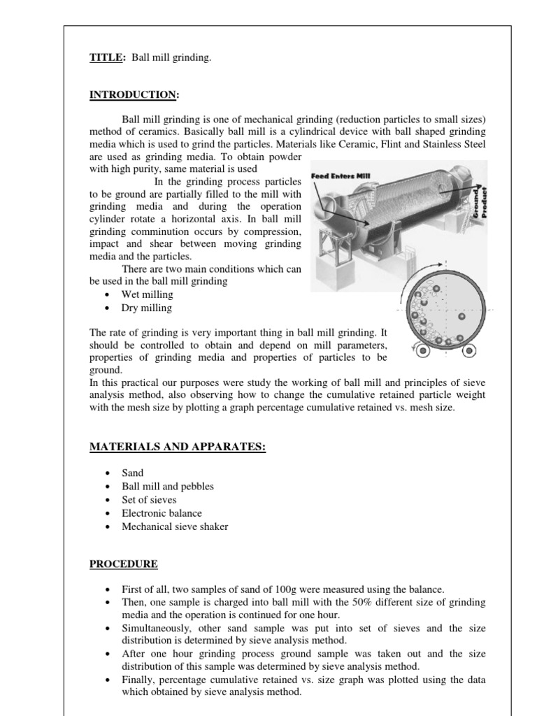 Ball Mill | PDF | Mill (Grinding) | Industries
