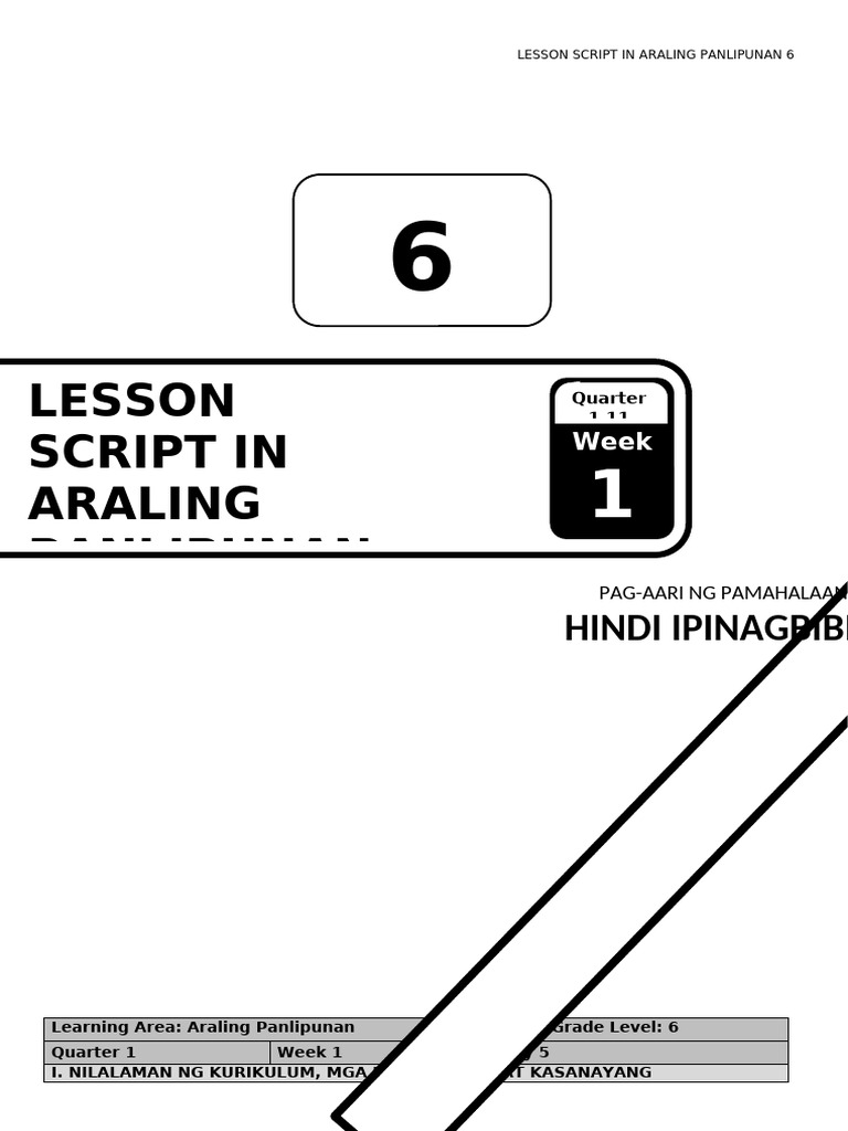 Ls Cuf Ap6 Healthed q1 Wk1 | PDF