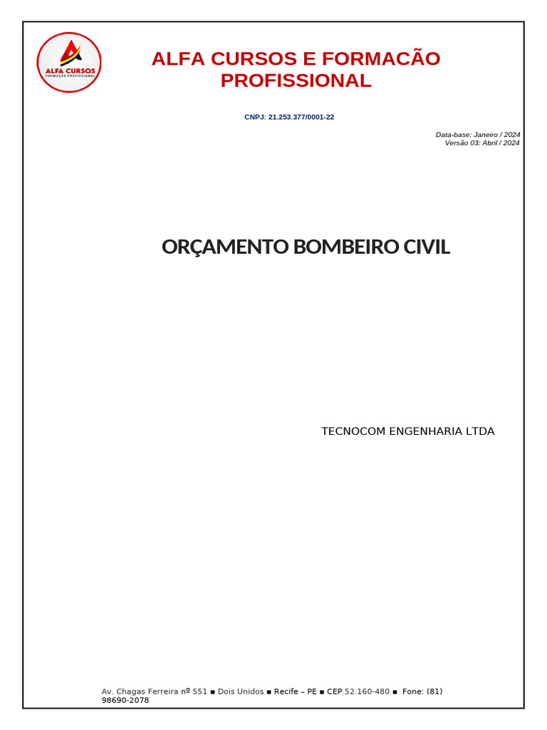 orçamento master boi | PDF