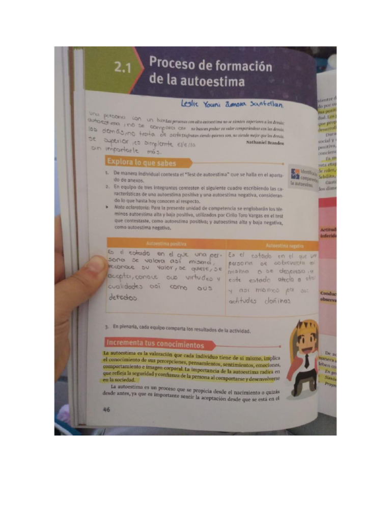 Actividad 2.1.1 Mis Cualidades - Leslie Zamora | PDF