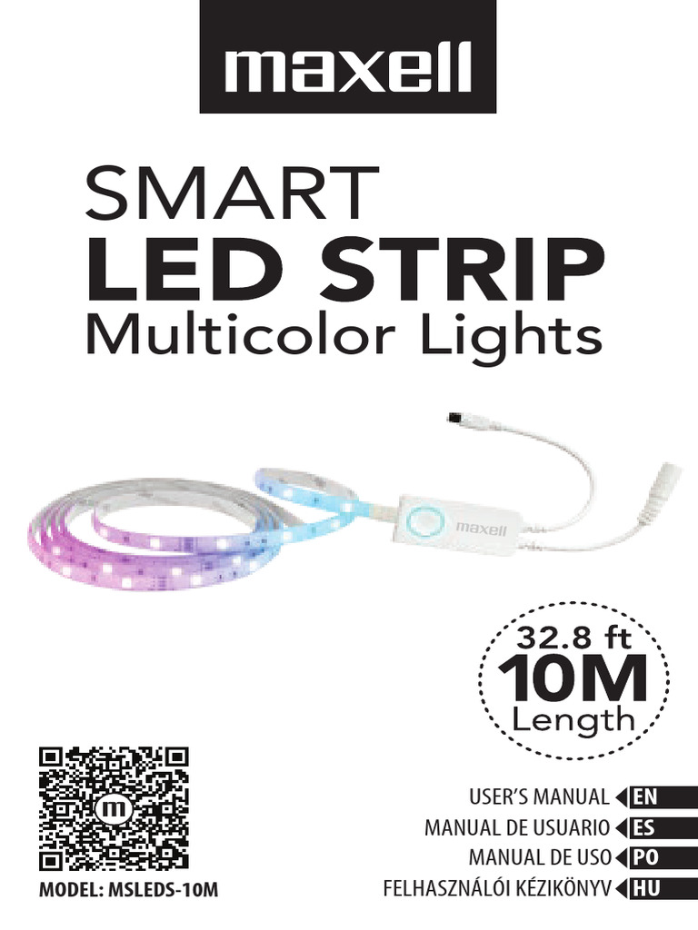 Smart LED Strip User Manual 10m | PDF | Power Supply | Ios 8