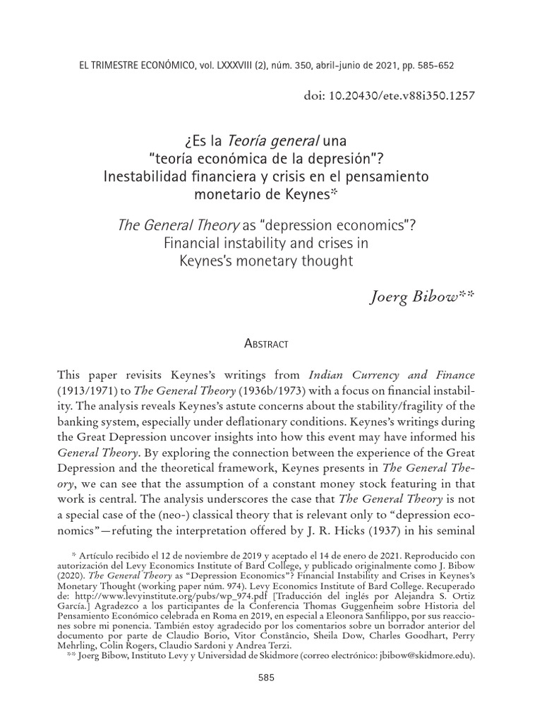TEORIA DE KEYNES | PDF