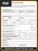 merSETA - Job Application Form | PDF