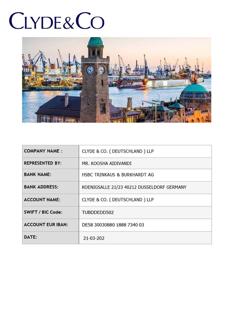 Cis-Clyde & Co. (Deutschland) Llp-2023 | PDF