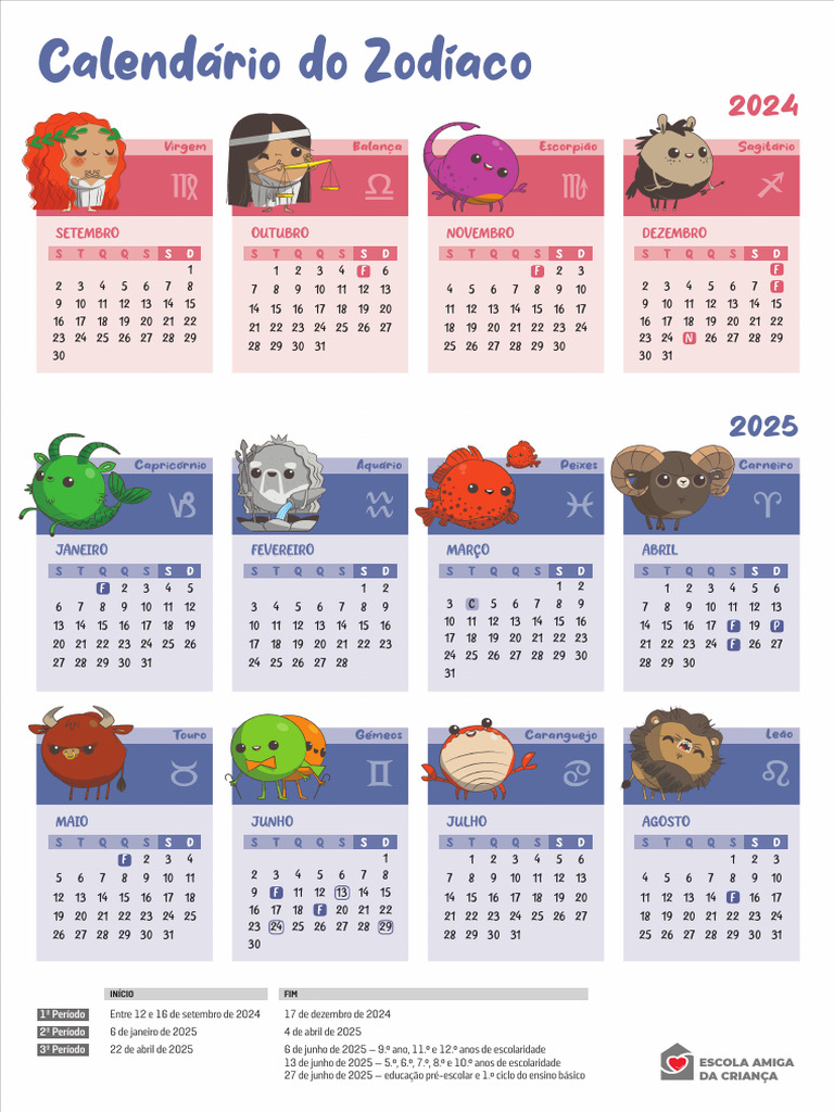 Calendario Zodiaco EAC | PDF