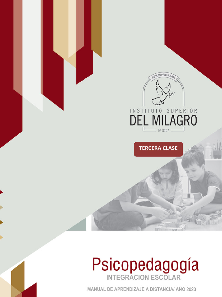 Integracion - Escolar - 2023 - Clase 3 | PDF