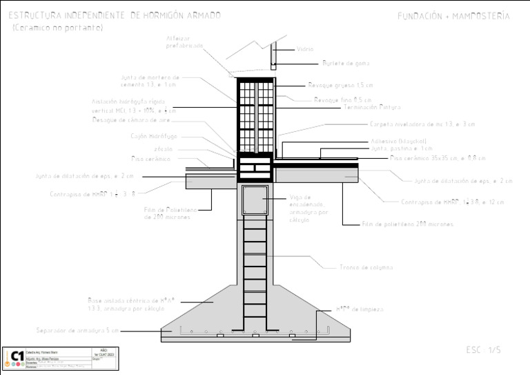 Corte Constructivo Villa Savoye-Modelo | PDF