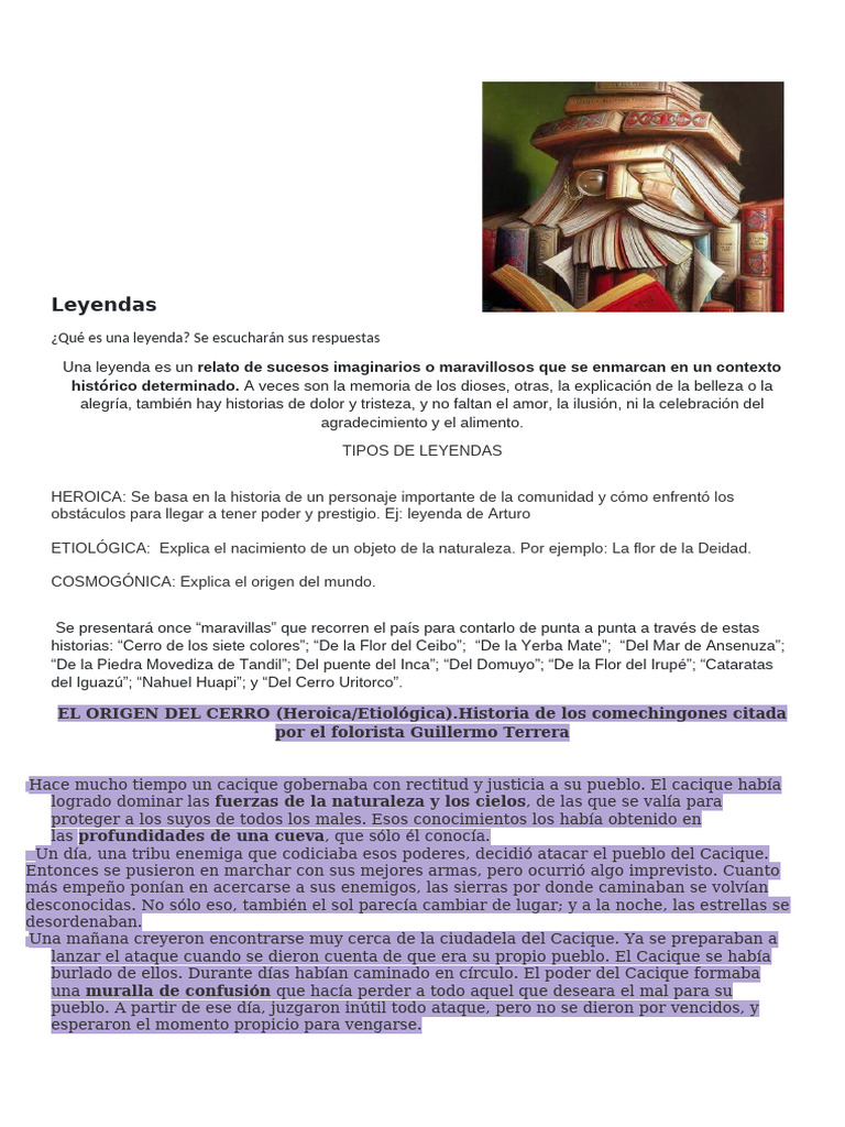 LEYENDAS | PDF