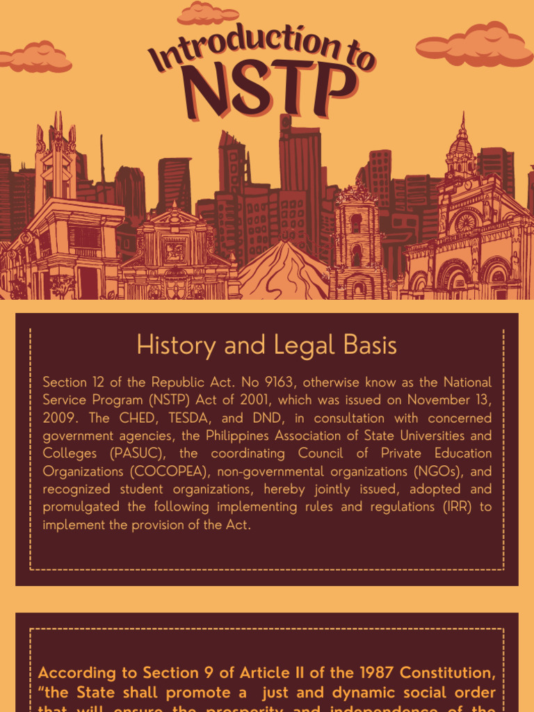 Introduction To NSTP | PDF