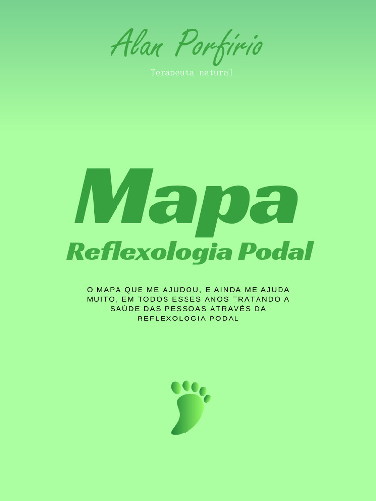 Mapa Reflexologia Podal Autor Alan Porfírio | PDF