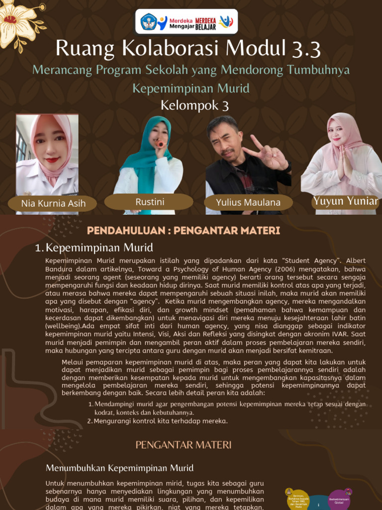 Ruang Kolaborasi Modul 3.3 - Kelompok 3 | PDF