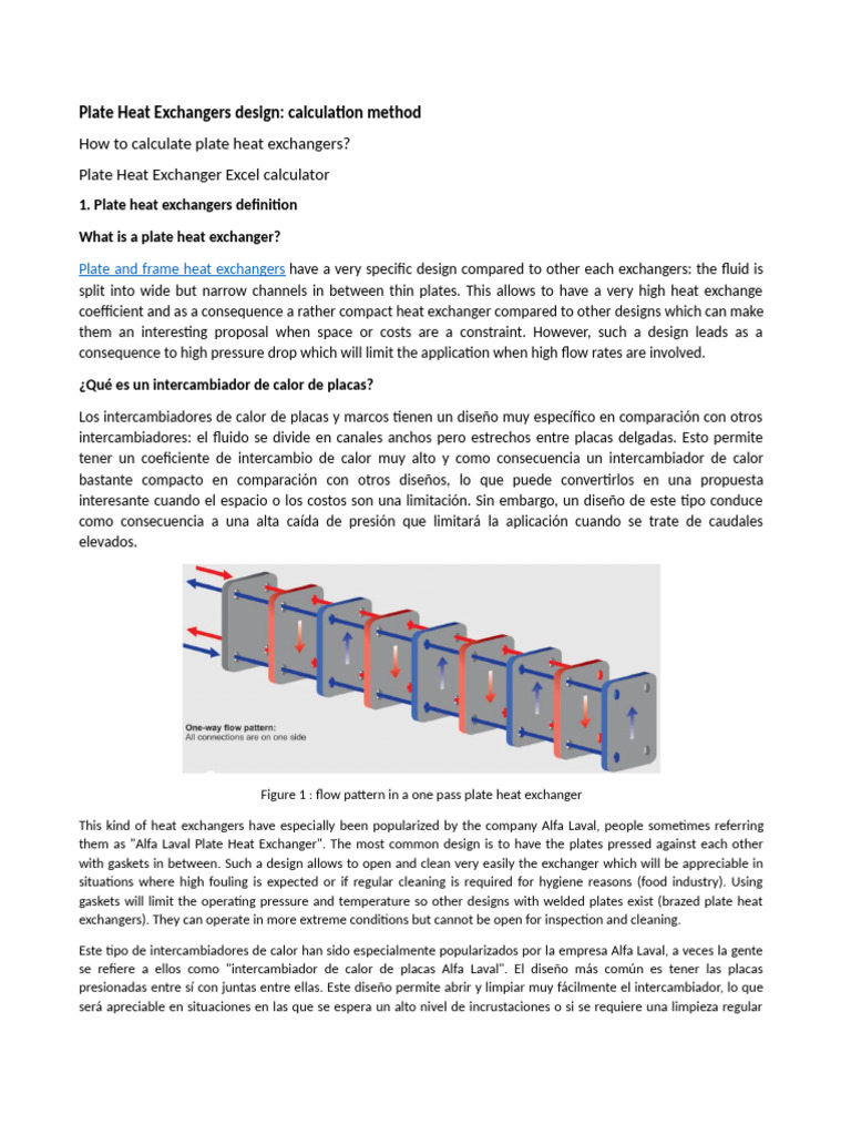 Plate Heat Exchangers Design | PDF | Heat Exchanger | Heat