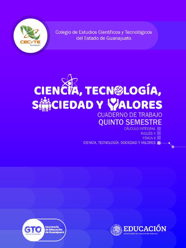 Cuaderno de Trabajo de Ciencia Tecnologia Sociedad y Valores | PDF