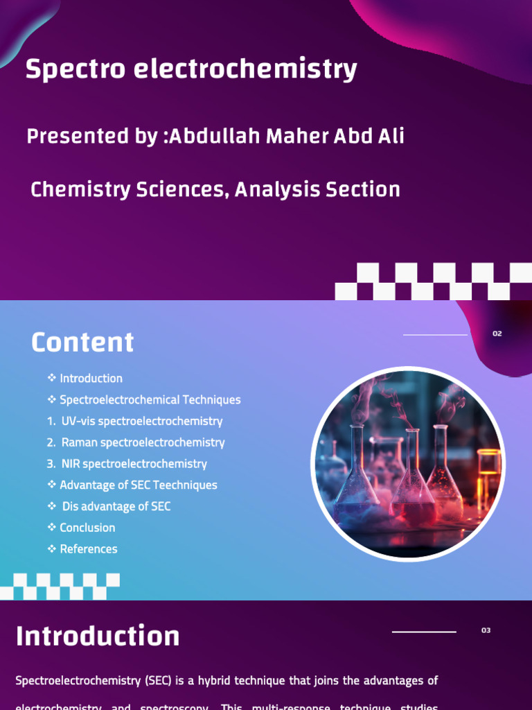 Spectro Electrochemistry | PDF