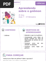 Plano de Aula Gnomon | PDF | Terra | Sol
