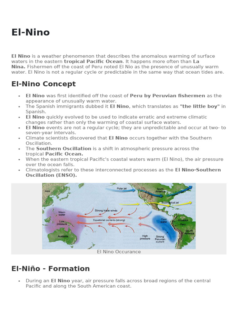 12. EL NINO | PDF