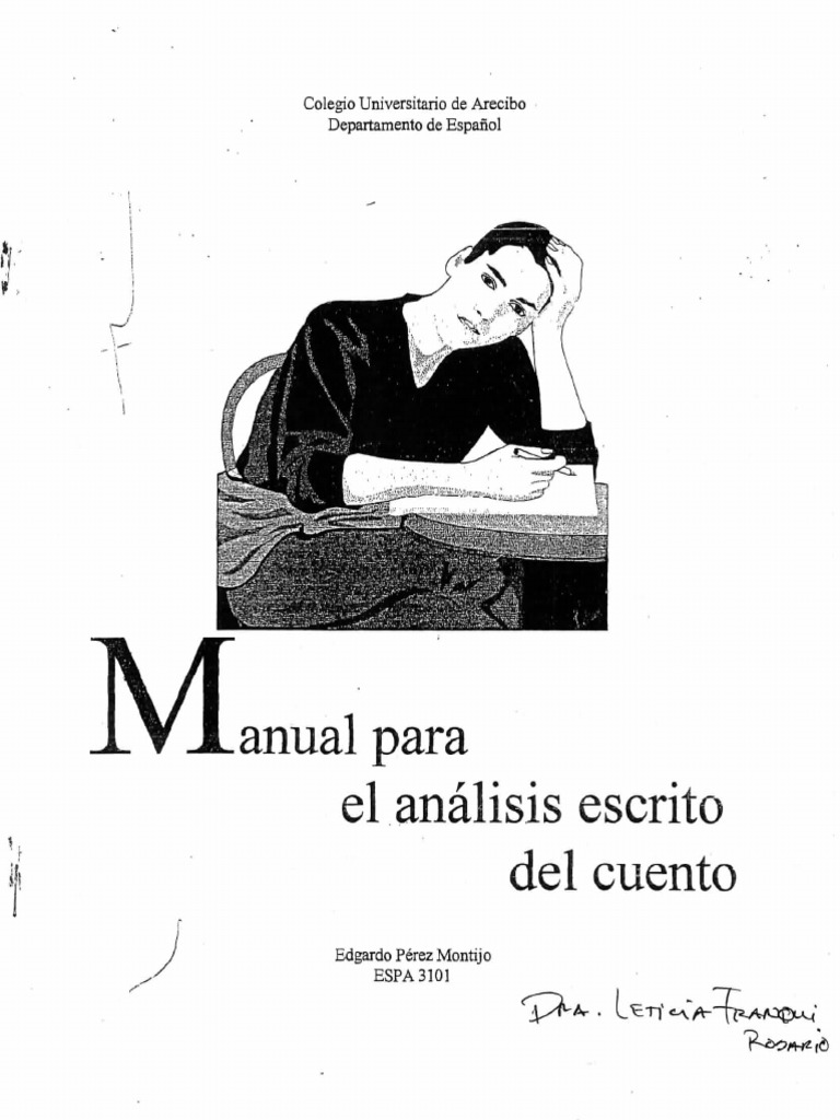 Manual para El Analisis Del Cuento Escrito | PDF
