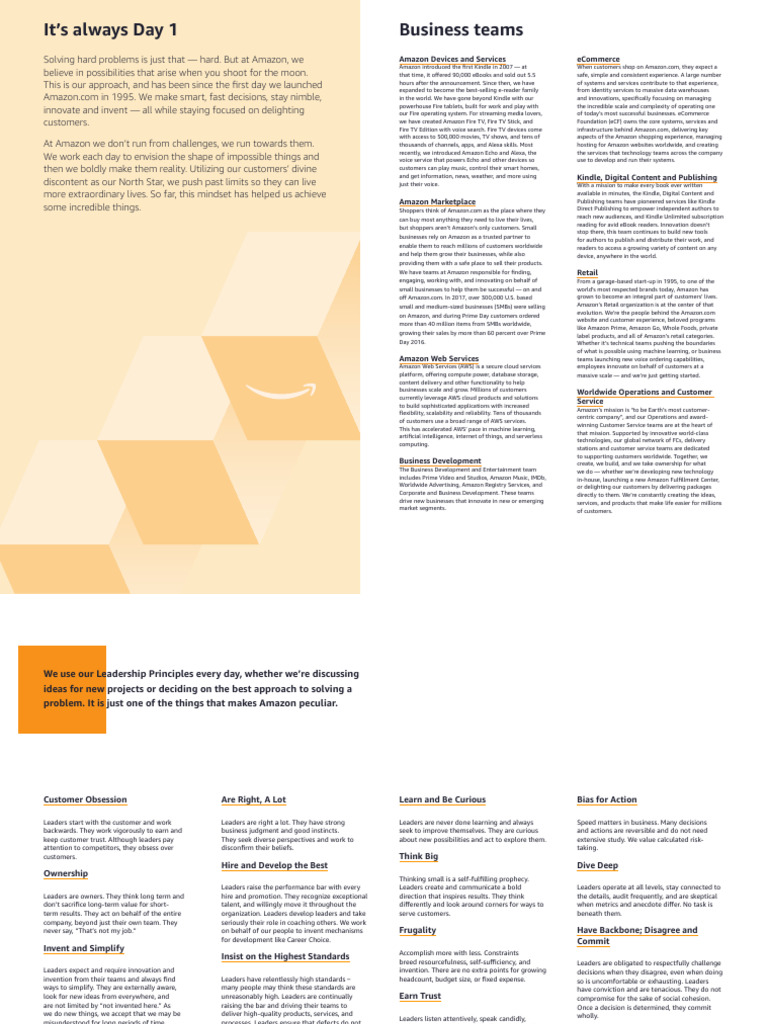 About Amazon | PDF