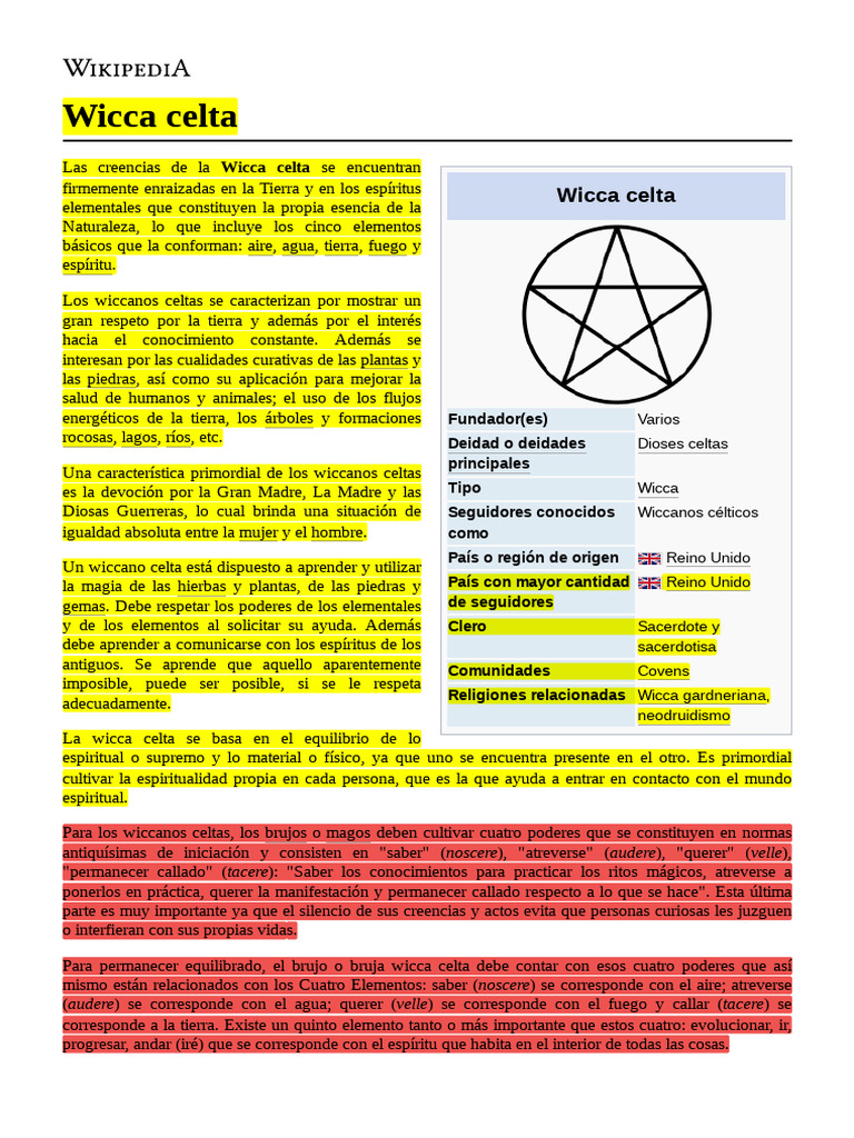 Wicca Celta | PDF