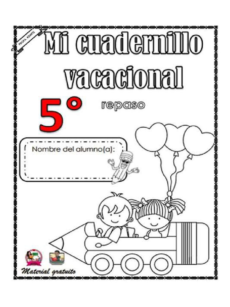 Cuadernillo de Repaso para Vacaciones | PDF