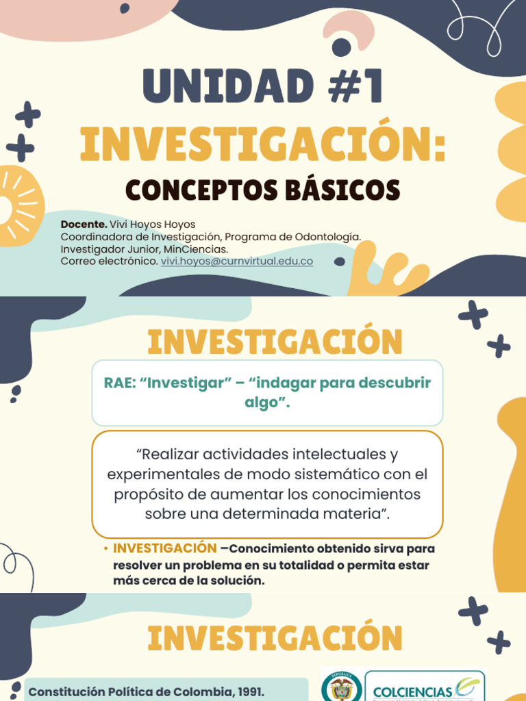 Investigación Conceptos Básicos | PDF | Conocimiento | Método científico