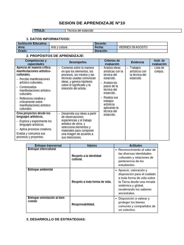 4to sesion -tecnica del estarcido | PDF 4to sesion -tecnica del estarcido | PDF