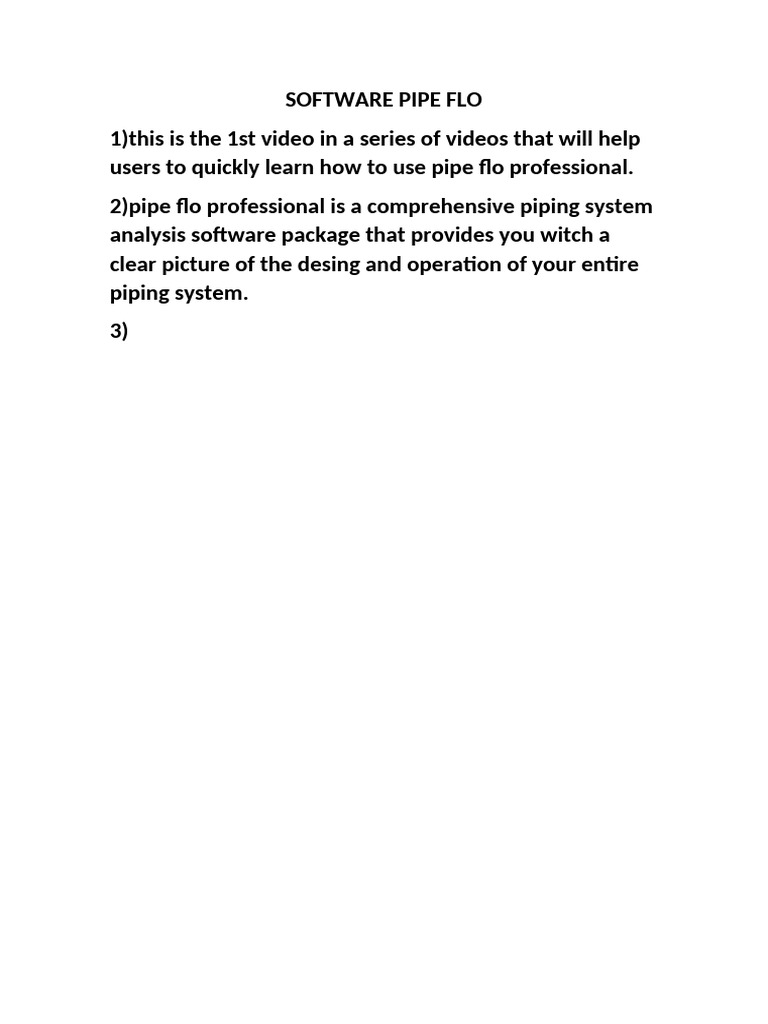 Software Pipe Flo | PDF