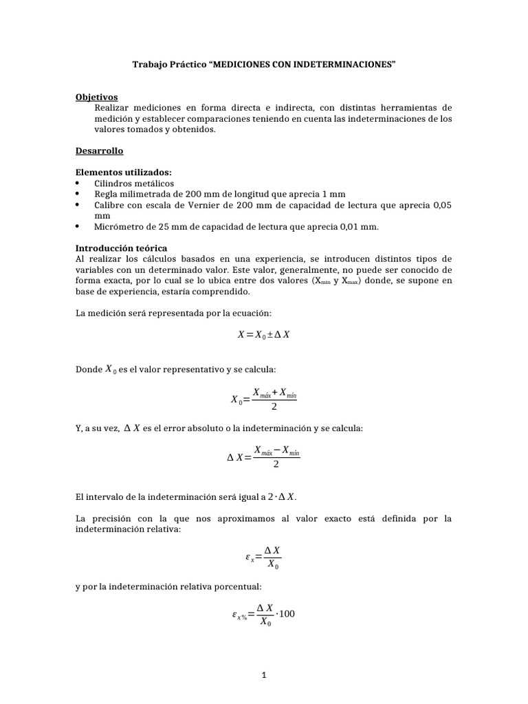 TP 1 Fisica Utn | PDF