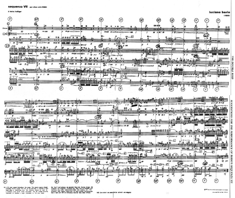 Berio-Sequenza VII | PDF