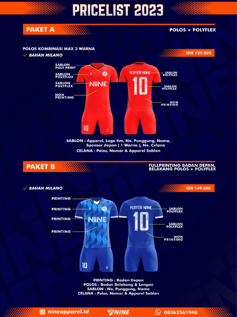 Price List 2023 | PDF