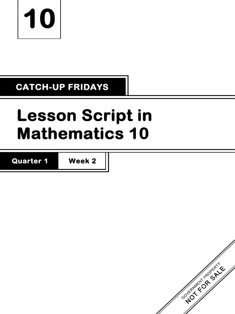 CO-2024-LS-Grade 10-CUF-Mathematics - R-Q1W2 | PDF
