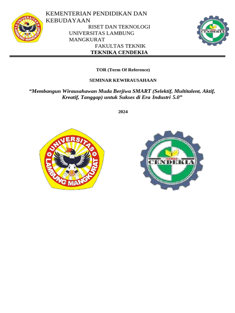 Tor Seminar Ukm Tc 2024 | PDF