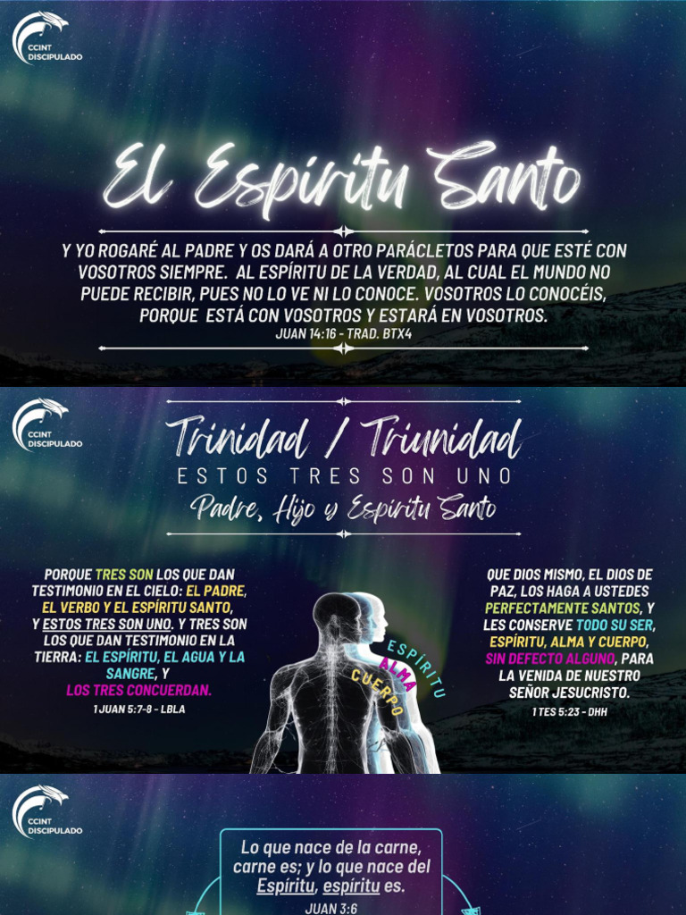 1 EL ESPIRITU SANTO 12 Agosto 2C | PDF