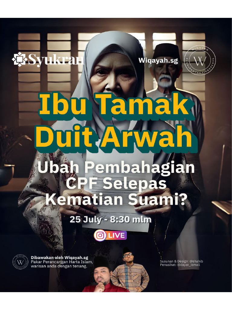 Wiqayah - SG Live - Ibu Tamak Duit Arwah | PDF
