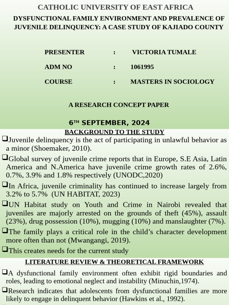 Victoria Concept New | PDF | Juvenile Delinquency | Child Neglect