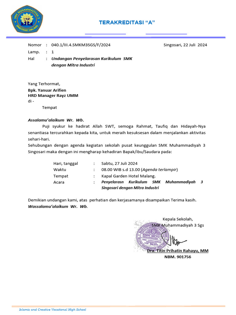 2.1 Undangan Narsum | PDF