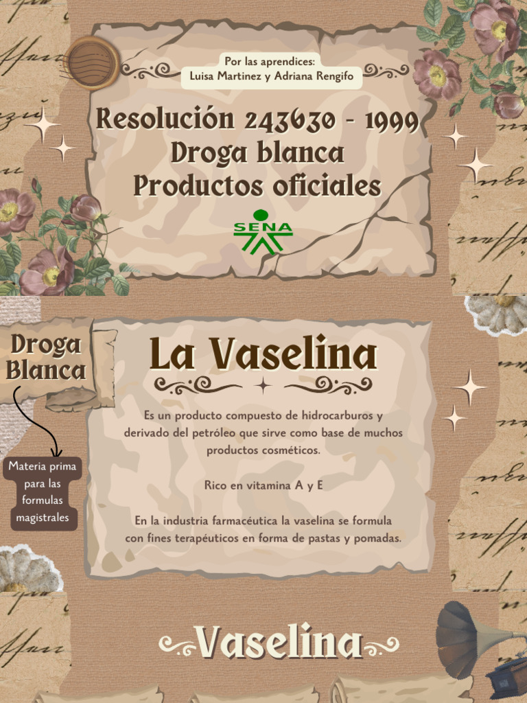 Droga Blanca - Producto Oficial | PDF