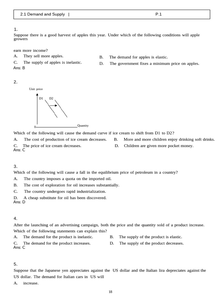 Demand And Supply 3 Pdf