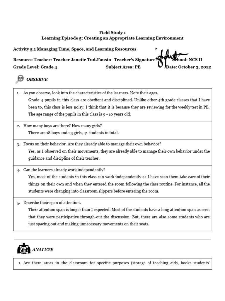 Learning Episode 5-1 | PDF