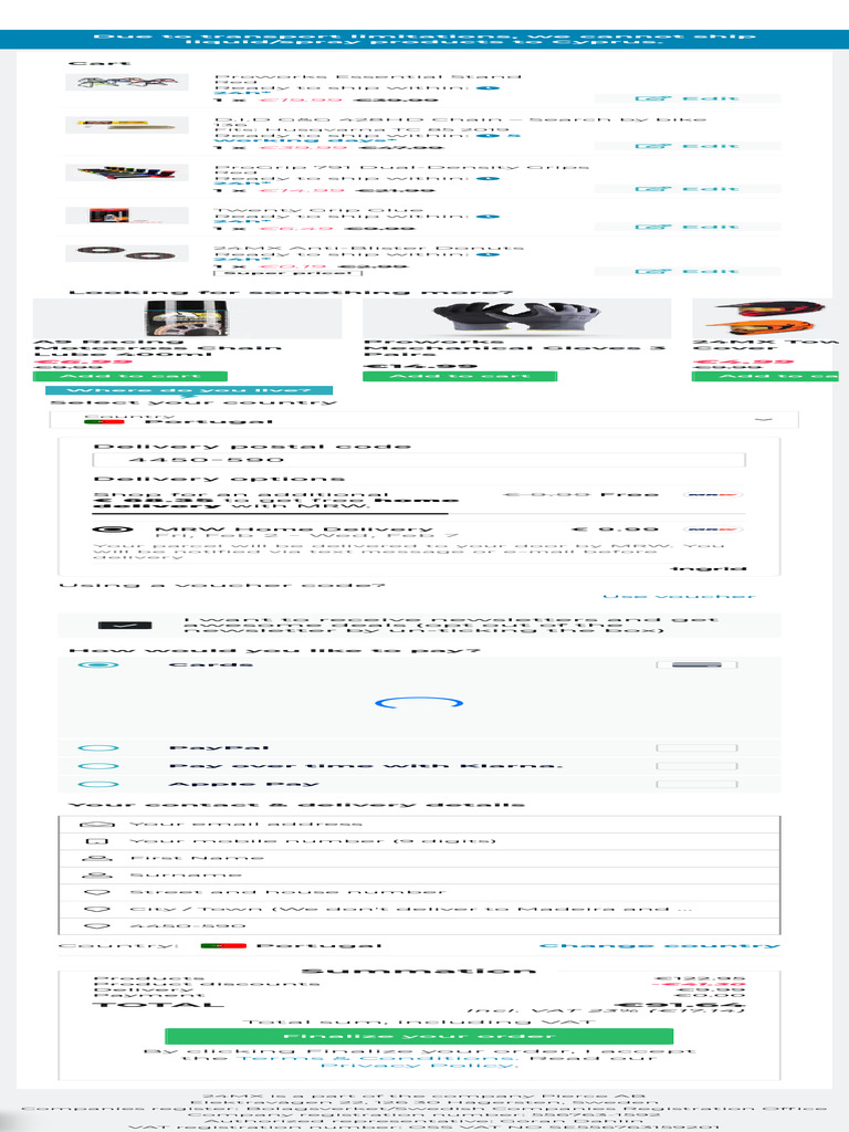 Finalize Your Order 24MX | PDF