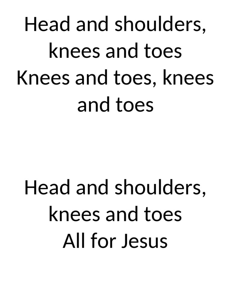 Head and Shoulders.docx Song | PDF