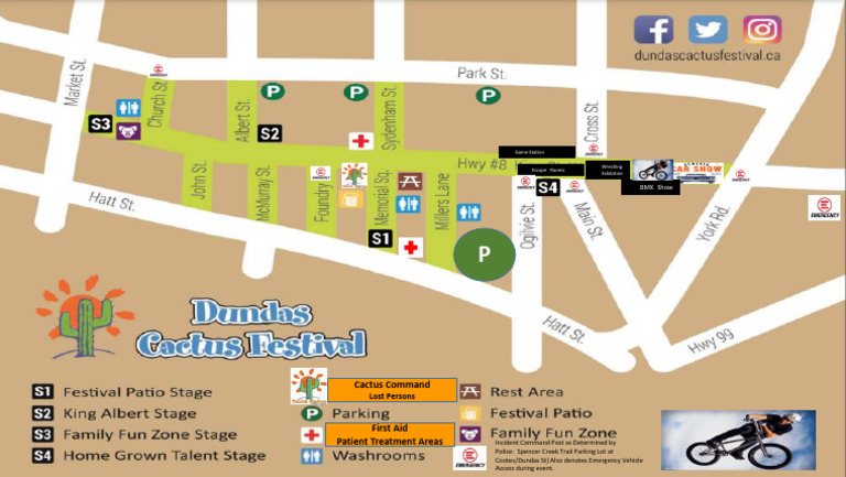 Cactus Festival Map 2024 | PDF
