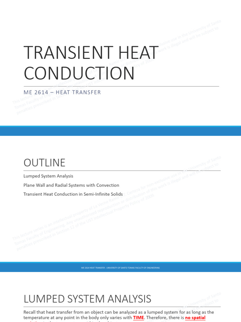 4 Transient Heat Conduction | PDF