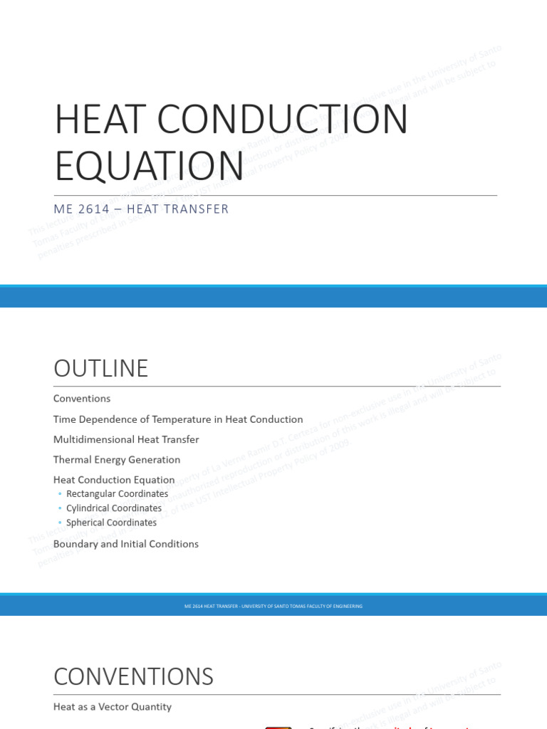2 Heat Conduction Equation | PDF
