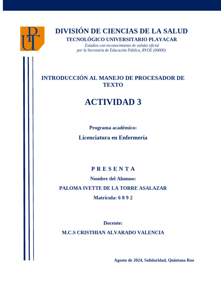 Ft-Ptup Portada Institucional Logo Tup | PDF