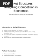 Market Structures - Notes For Economics Students | PDF