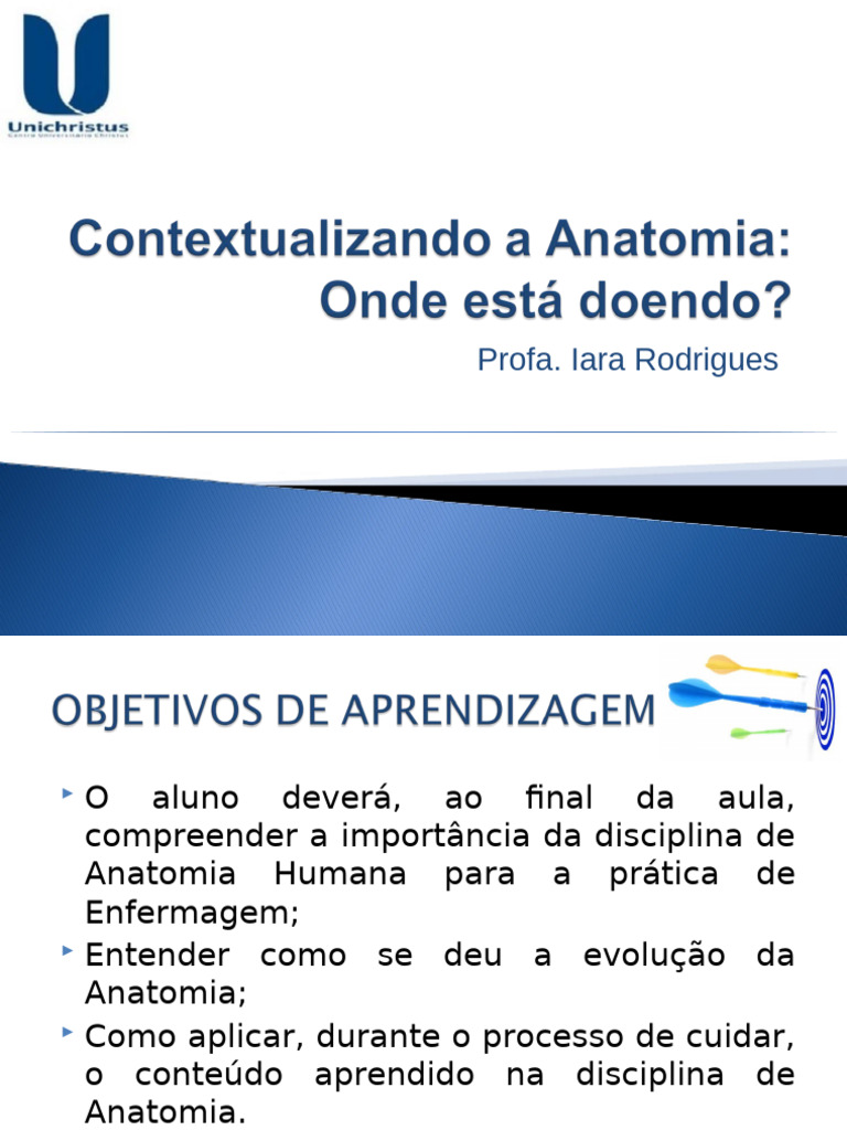 AULA2 Anatomia e Enfermagem 2017 | PDF