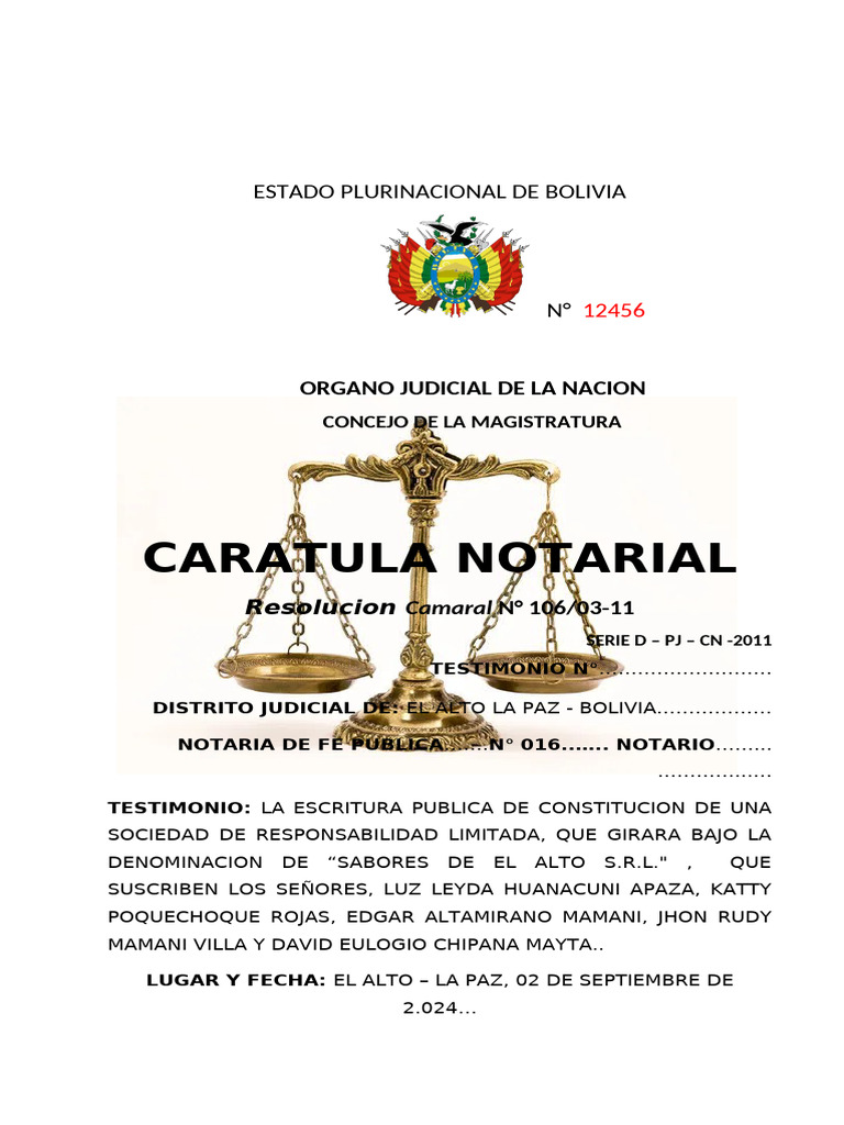 Poder Notarial | PDF