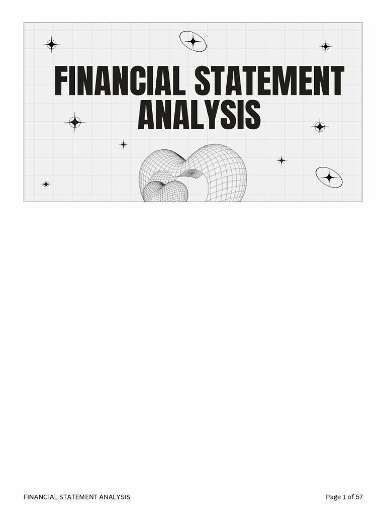 Financial Statement Analysis | PDF